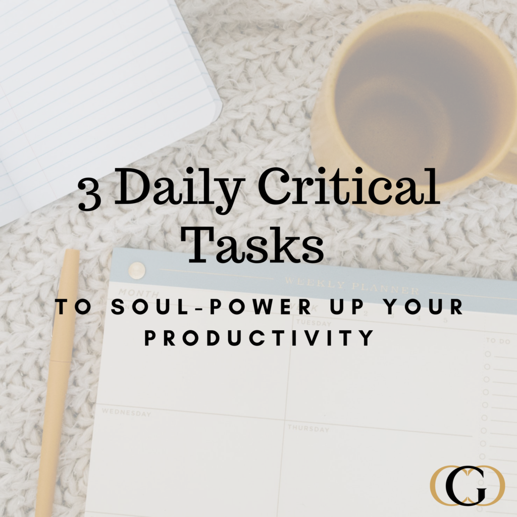 Soul Powered Critical Tasks Soul Powered Critical Tasks